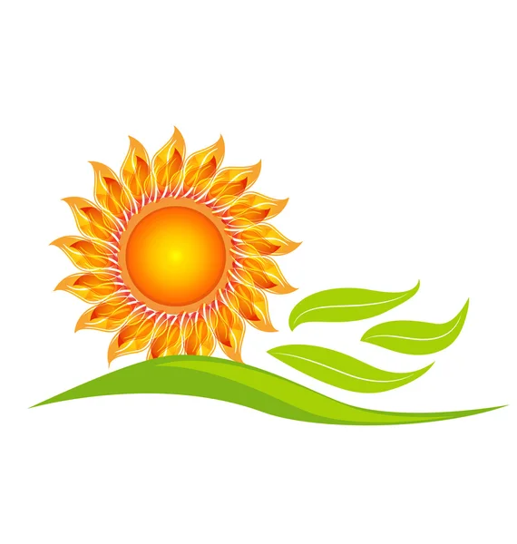 Sunflower logo Stock Vectors, Royalty Free Sunflower logo Illustrations ...