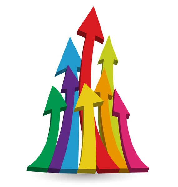 Business Arrows growing up logo Stock Vector Image by ©Glopphy #62276005