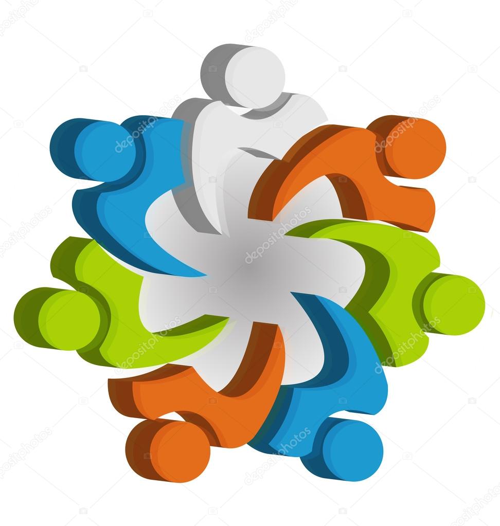 Unity People Logo Vector Logo Icons Of People Together Sign Of