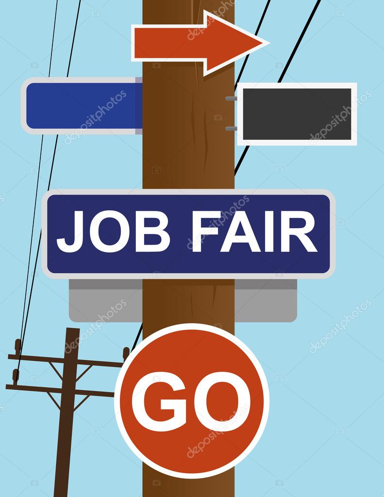 Job Fair Event Signs — Stock Vector © thinglass #117898274