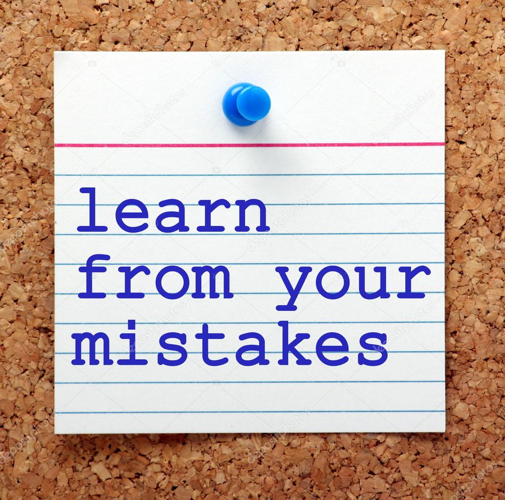 Learn From Your Mistakes Clipart