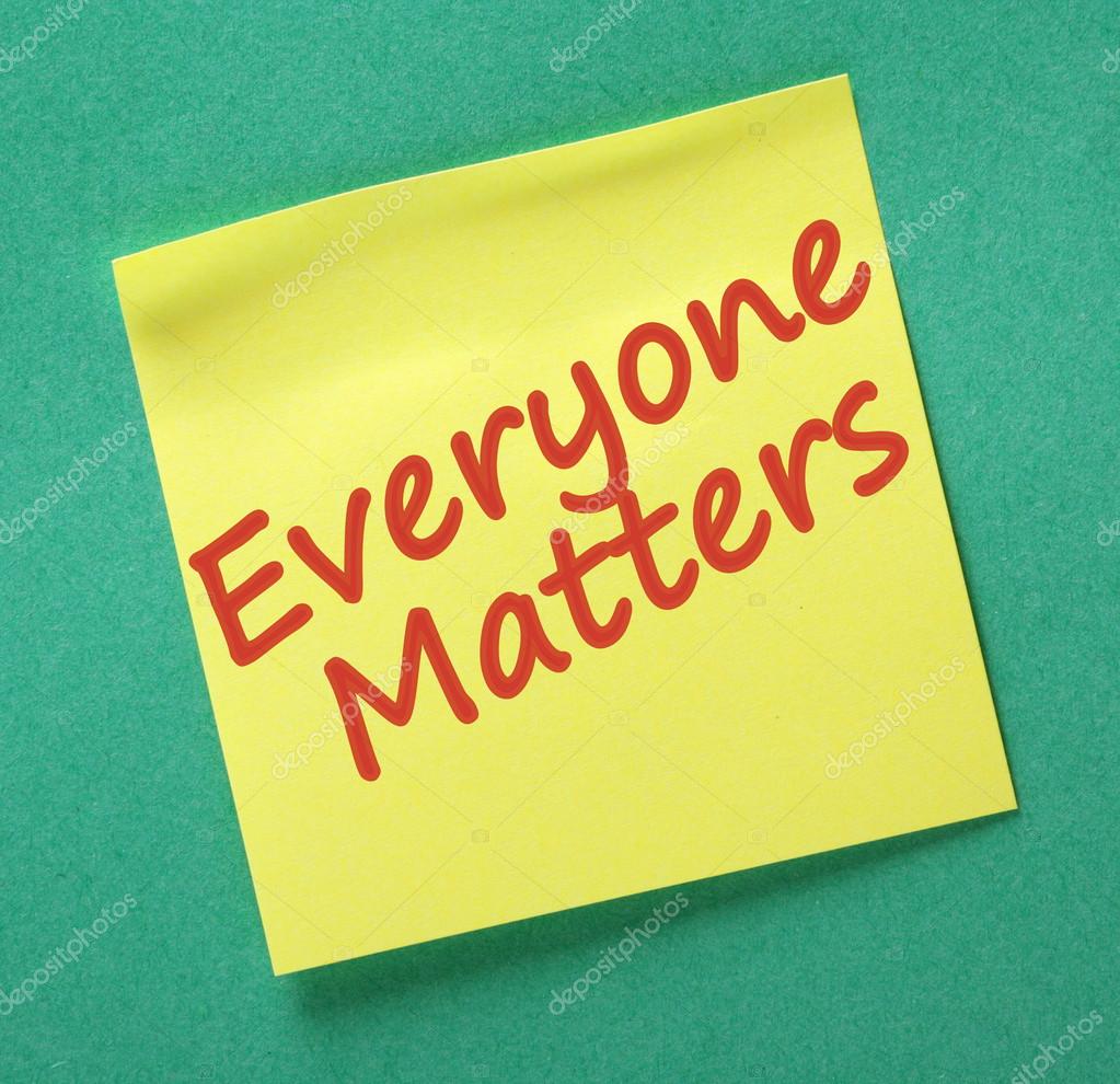 Everyone Matters — Stock Photo © thinglass #60265215