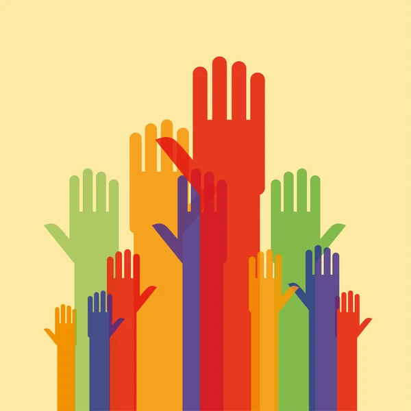 122,764 Raised hand Vector Images | Depositphotos