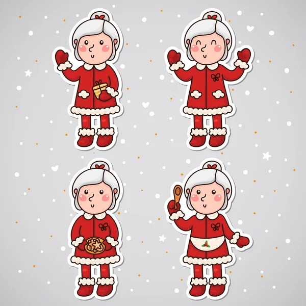 Mrs claus Vector Art Stock Images | Depositphotos