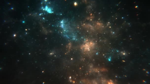 Seamless Looping Galaxy Exploration Cosmos Glowing Milky Way Footage ...