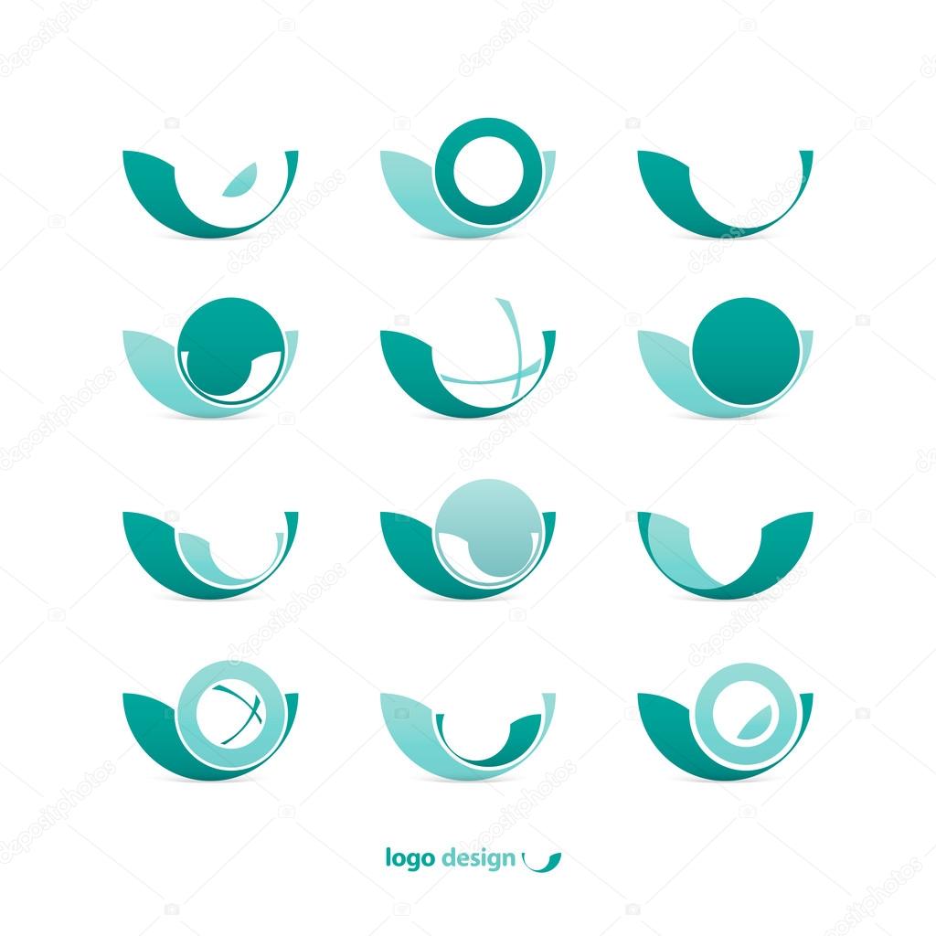 Blue logo Stock Vector by ©metrue #55383353