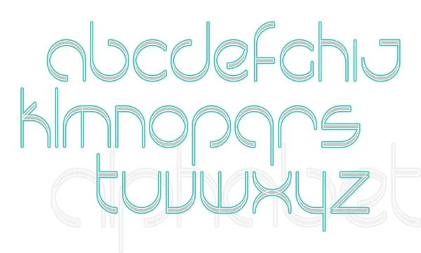 Modern alphabet letters and numbers. vector font type design. hand ...