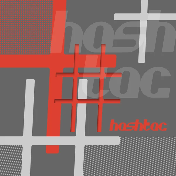 Hash tag symbol and text box isolated on white background. social media ...