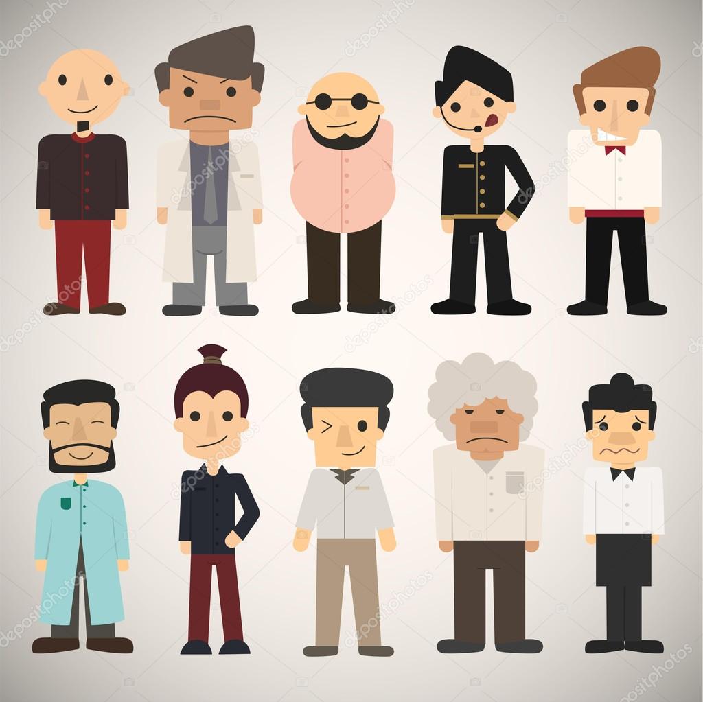 Group cartoon people vector illustration Stock Vector Image by ©nael005 ...