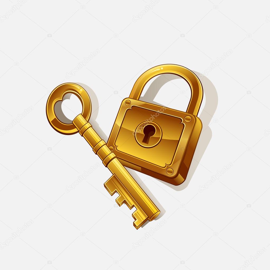 Caricatura candado vector, gráfico vectorial © nael005 imagen #80079780