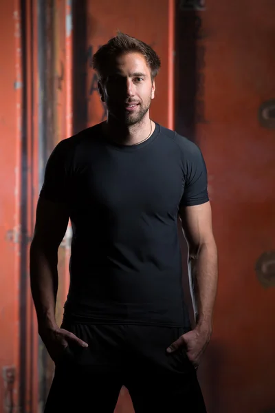 Portrait of a well-built guy - Stock Image - Everypixel