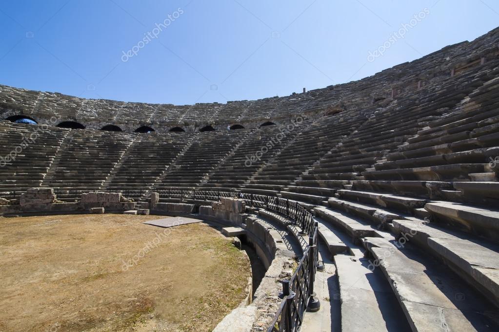 Ancient amphitheater in Side, Turkey Stock Photo by ©Lester120 79258248