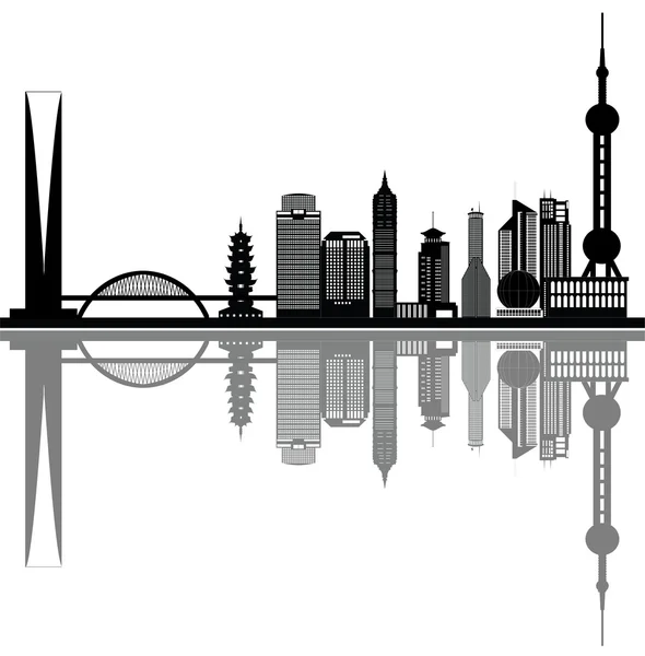Shanghai tower Vector Art Stock Images | Depositphotos