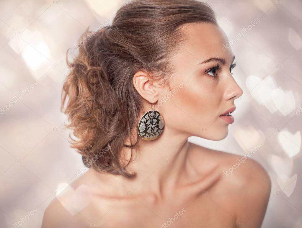 Beautiful model portrait in studio Stock Photo by ©kirill_grekov 56204863