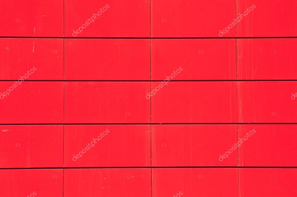 Red metal panel wall — Stock Photo © varbenov1 #69563059