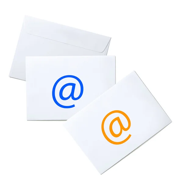 E-mail symbol and envelope with clipping path Stock Photo by ©sqback ...