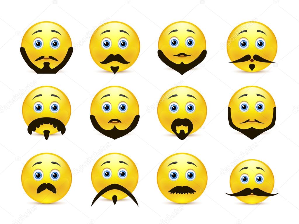 Lächelt mit Bart Stock-Vektorgrafik von ©stockerteam 66716441