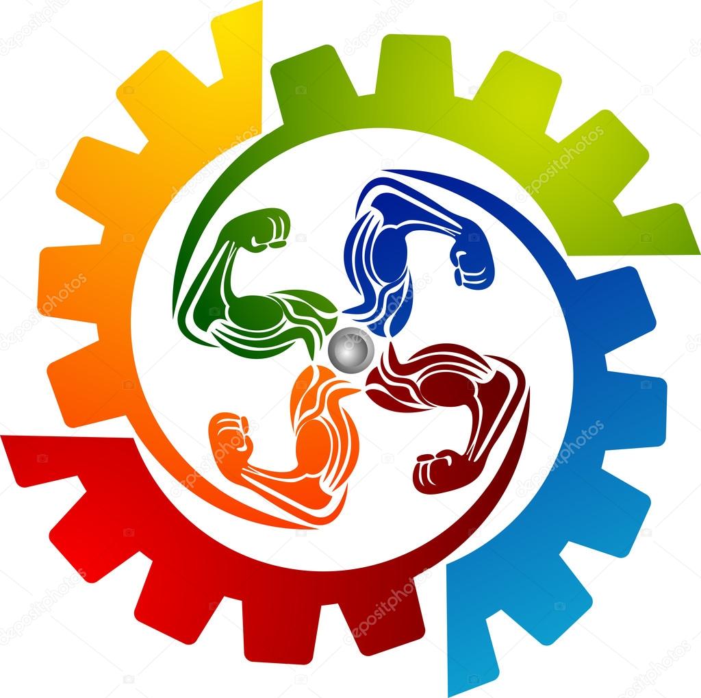 Hard factory worker logo Stock Vector Image by ©magagraphics #80114964