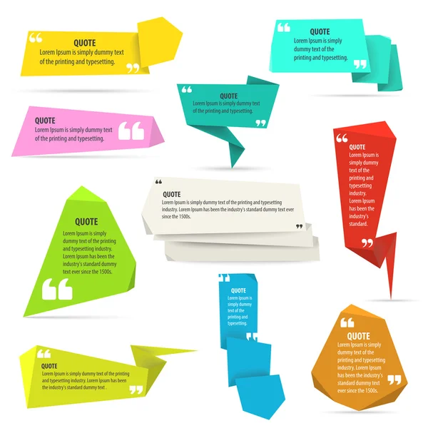 Quote shapes Vector Art Stock Images | Depositphotos