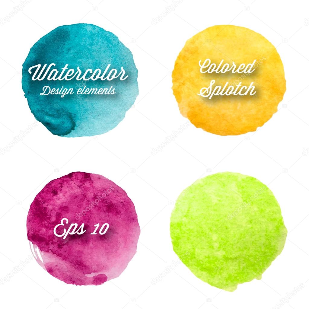 Bright design elements Stock Vector by ©archiwiz 95404950