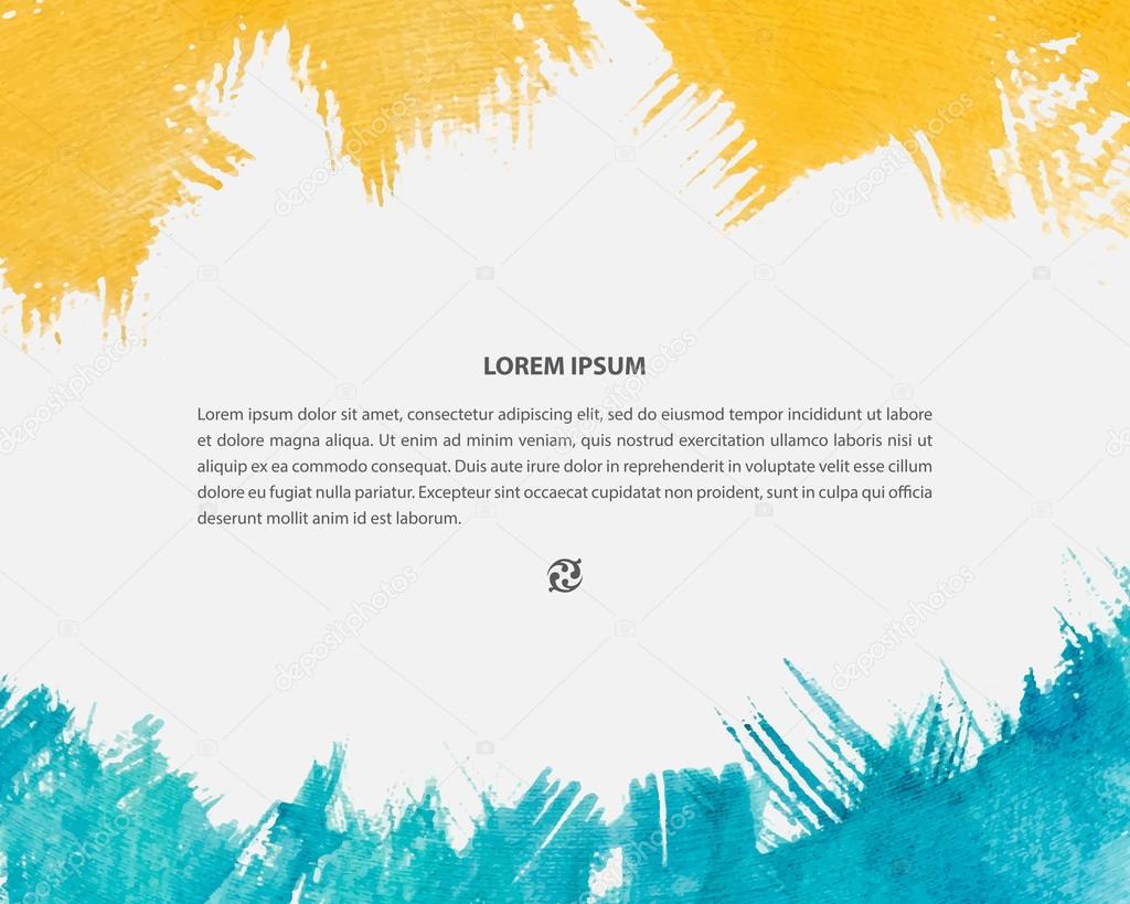 Watercolor background for poster Stock Vector Image by ©archiwiz #95405060