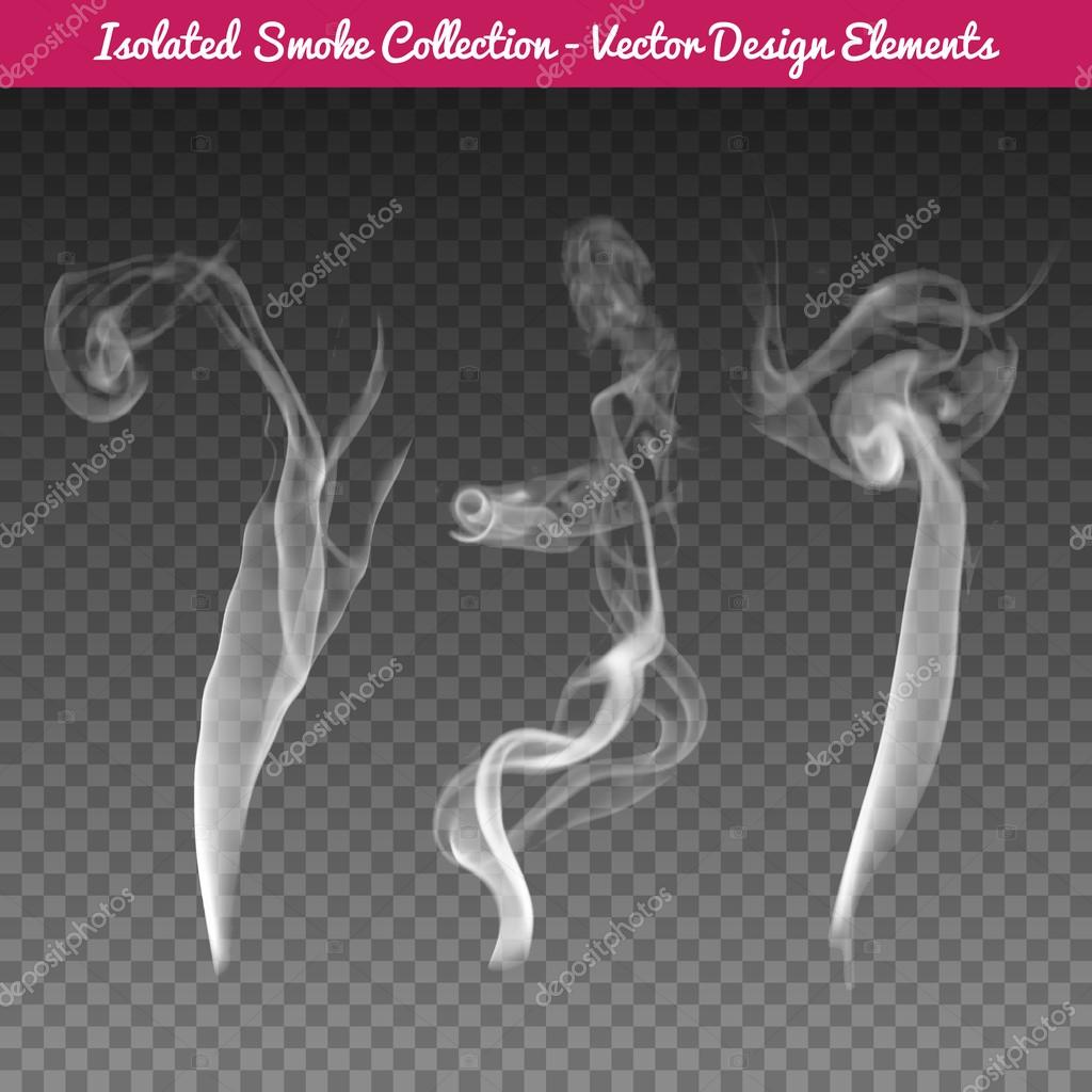 Cigarette smoke waves Stock Vector by ©archiwiz 95406346