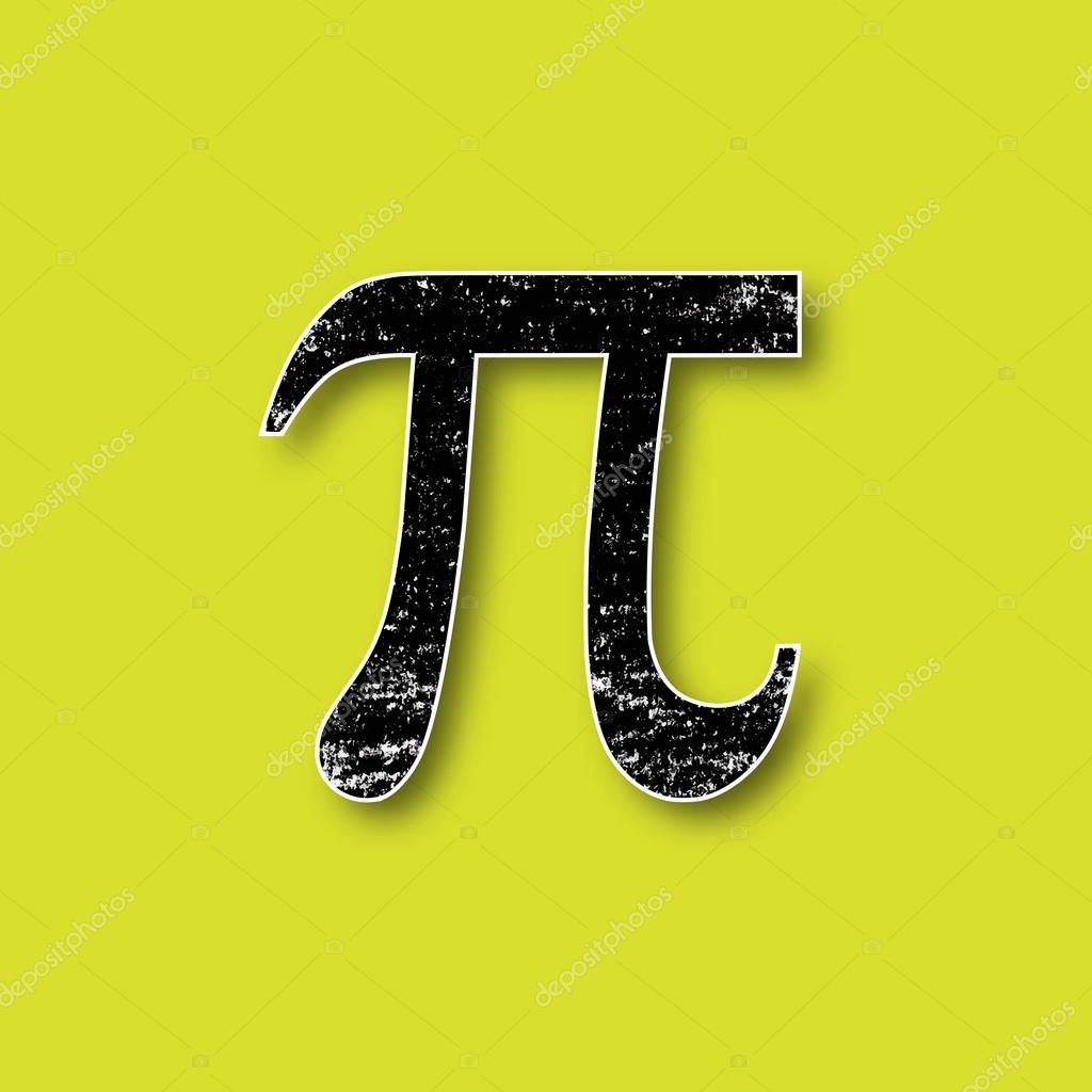 Pi mathematical symbol Stock Vector Image by ©archiwiz #95406662