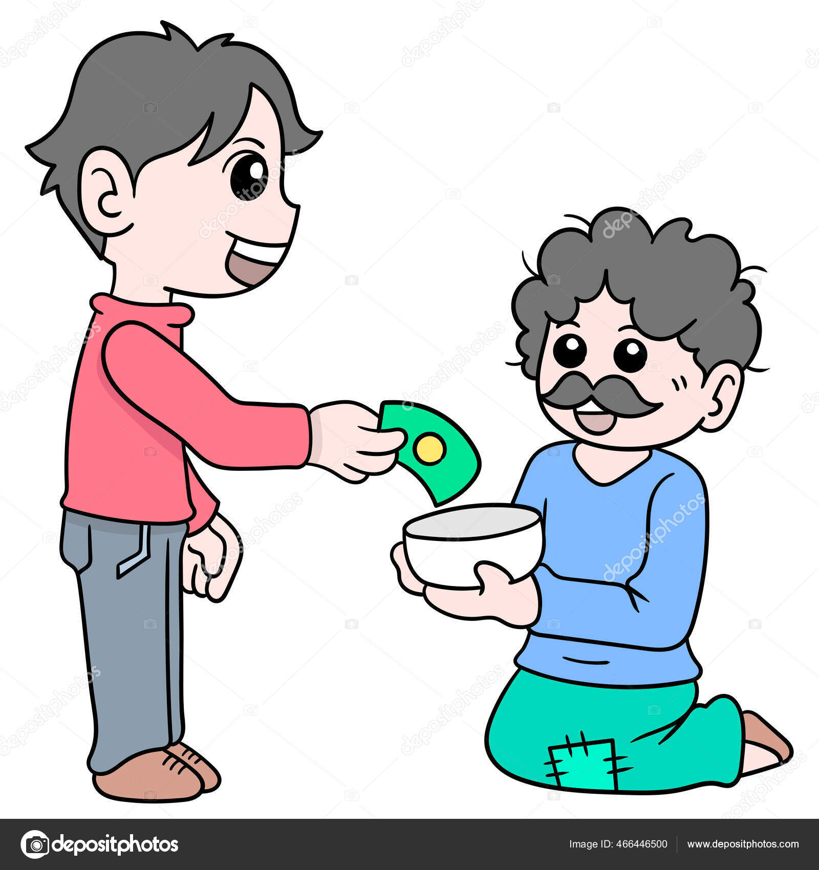 Beggar Children Clipart