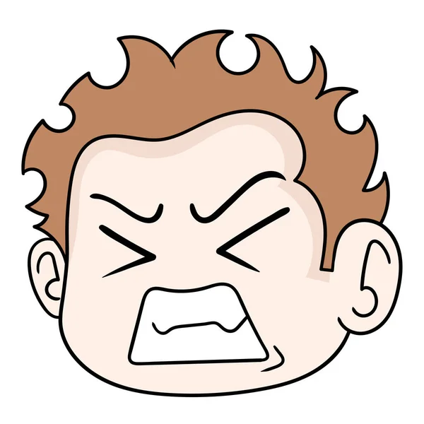 Angry Person Face Clipart