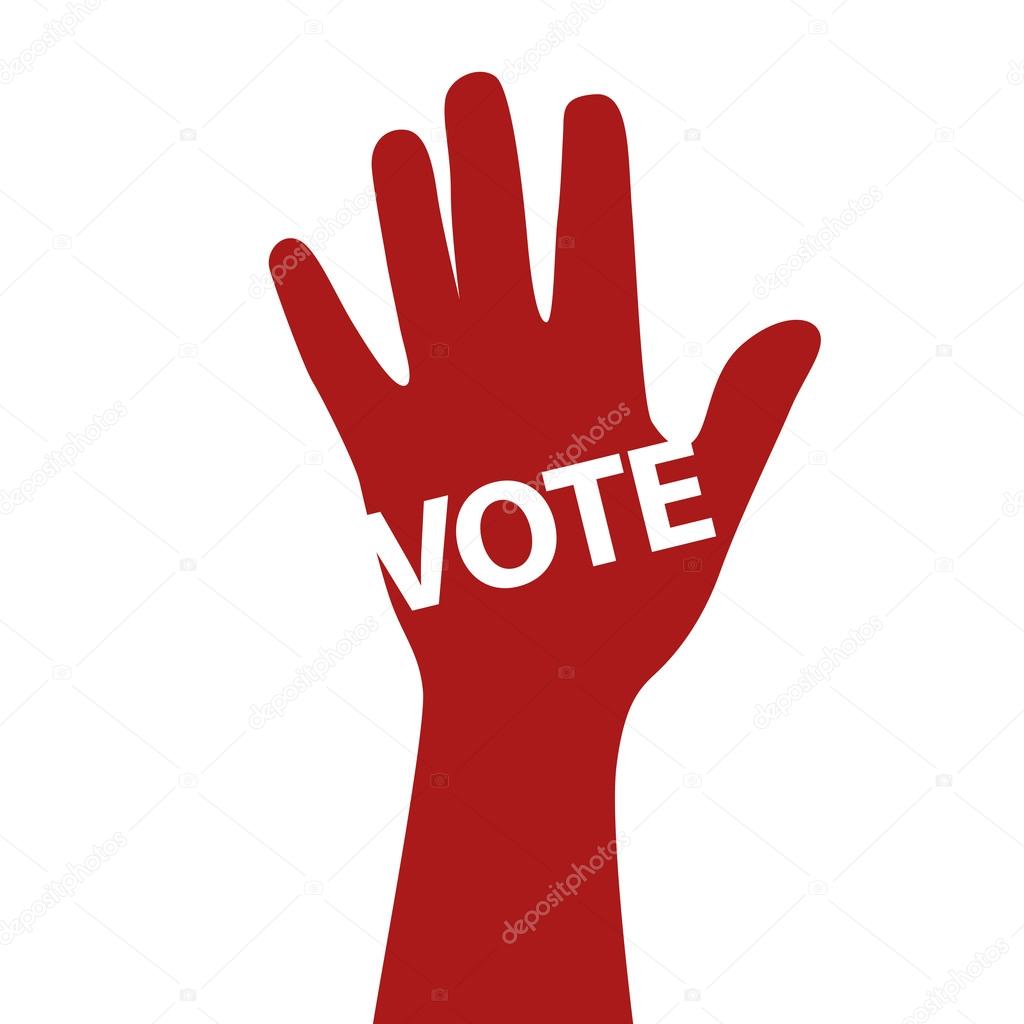 Human hand voting Stock Vector Image by ©maxicam #86528858