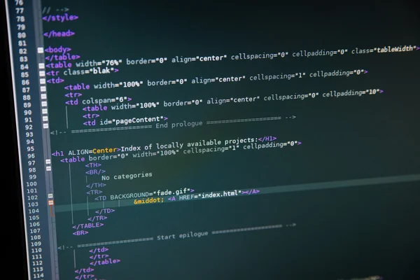 HTML web code — Stock Photo © REDPIXEL #25021863