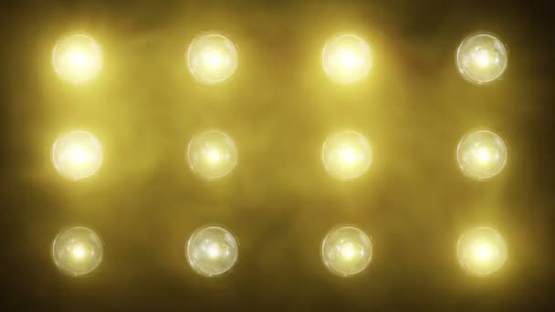 Flashing Stadium Disco Stage Lights — Stock Video © boscorelli #70922771