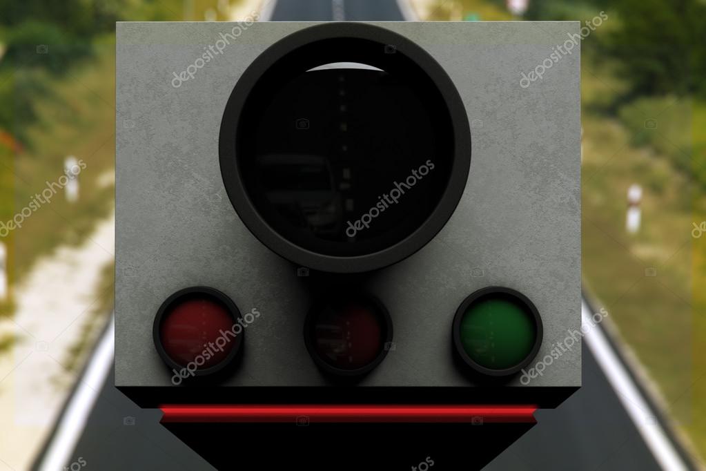 Road Speed Control Recording Unit — Stock Photo © boscorelli #89795856