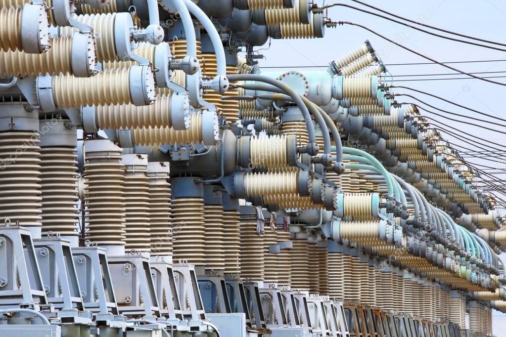 High voltage substation Stock Photo by ©hramovnick 64310467