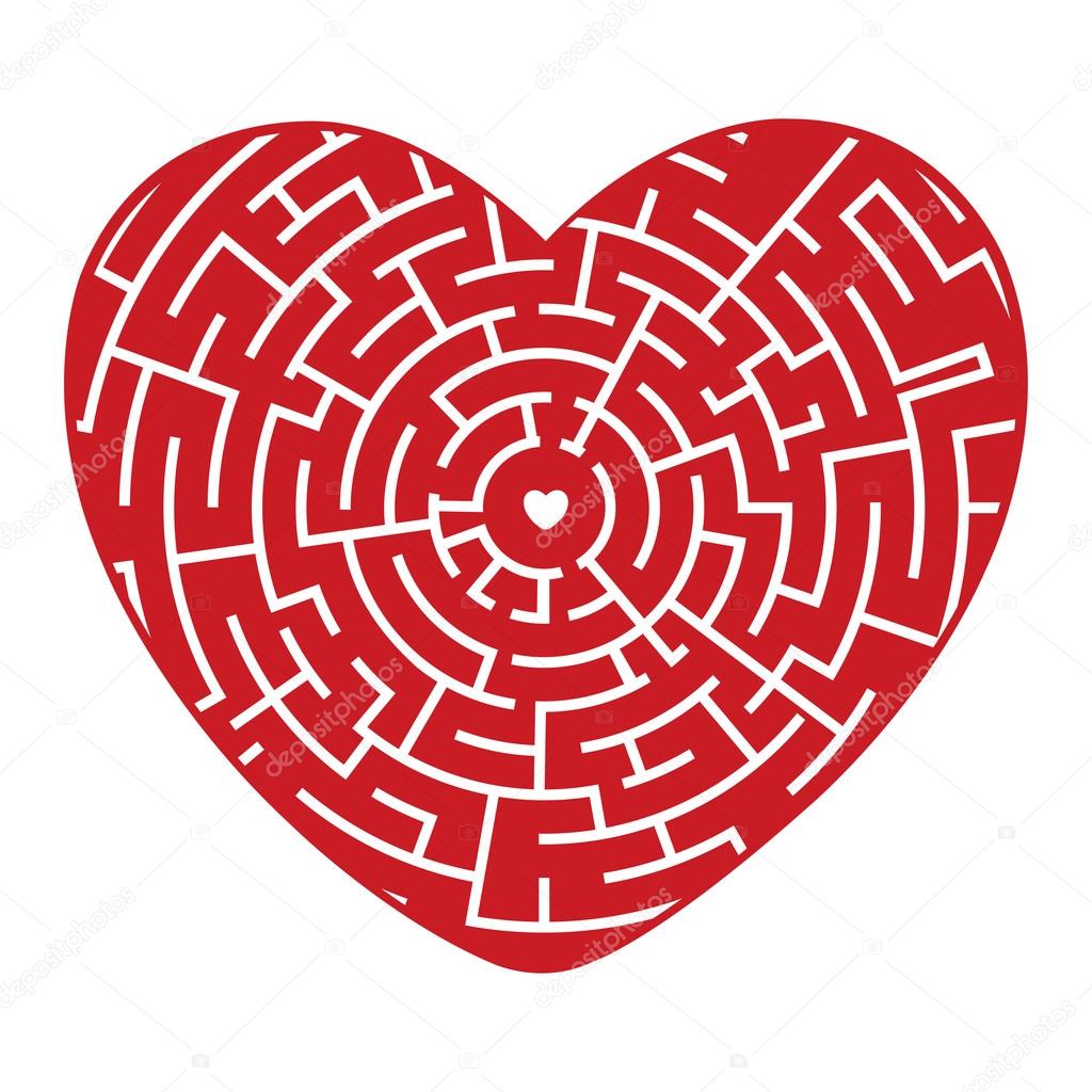 Heart of the Labyrinth Stock Vector Image by ©cherkas #97983470