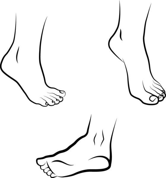 Easy Feet Drawing