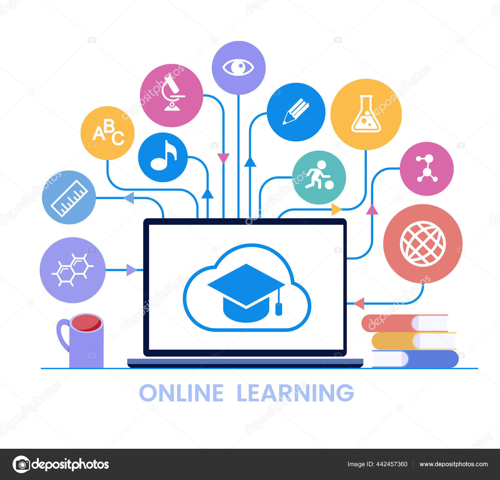 Distance Learning Icon