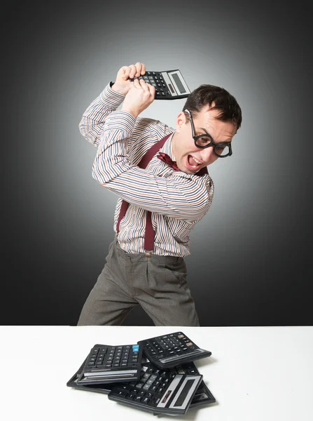 Funny accountant Stock Photo by ©rod_julian 82447608