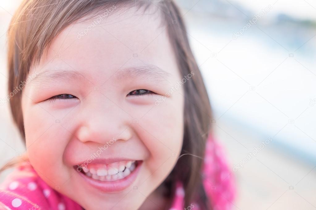 Chinese Kid Smiling
