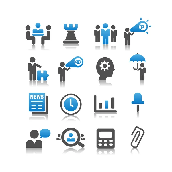 Management icons - BW series — Stock Vector © romancenek #10839366