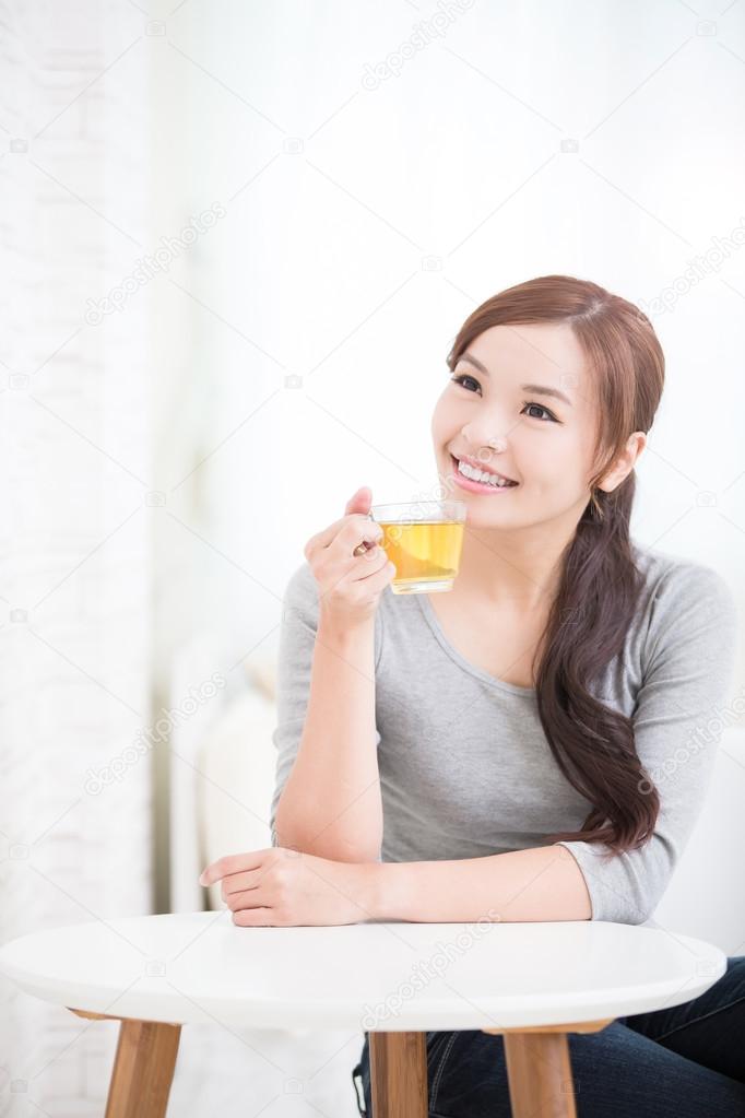 Proper Lady Drinking Tea