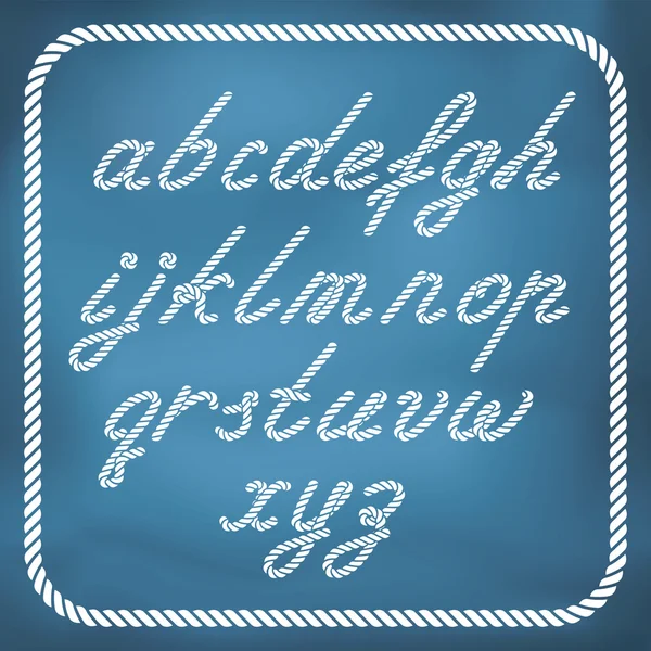 ᐈ Nautical font stock vectors, Royalty Free rope font illustrations ...