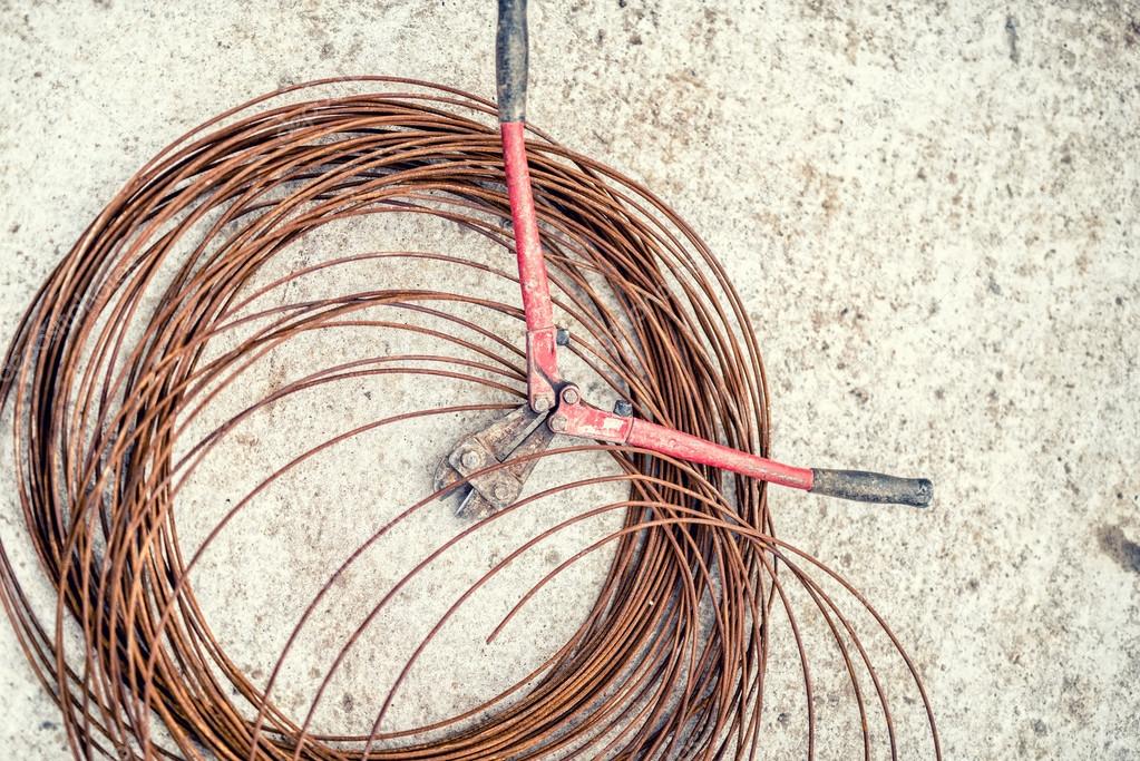 Metal Scissors used in construction site and wire rod and steel wire ...