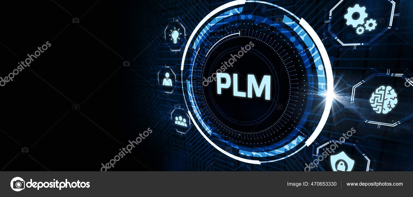 Plm Product Lifecycle Management System Technology Concept Technology ...