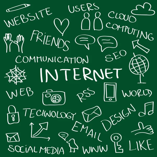 Internet doodles Stock Vector Image by ©kytalpa #56134903