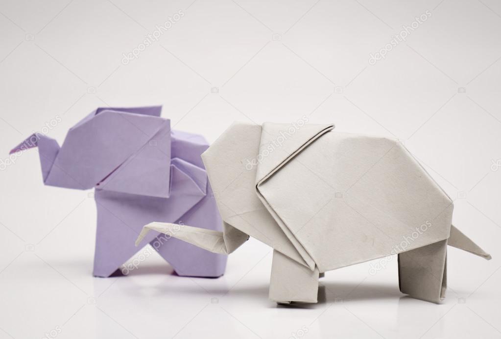 The elephant origami Stock Photo by ©ocipalla 119315730