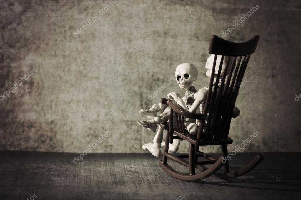 Skeleton Rocking Chair Gif / A cozy reminder of our mortality | haute ...