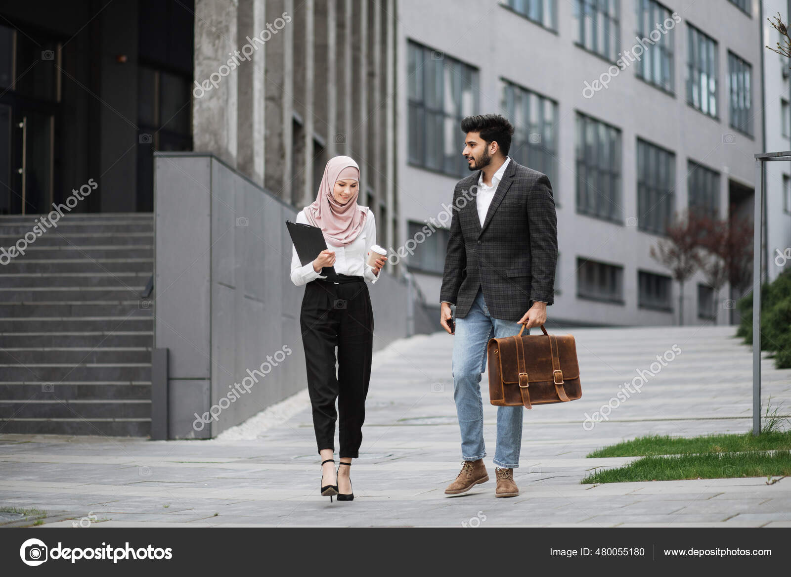 Office Workers Walking