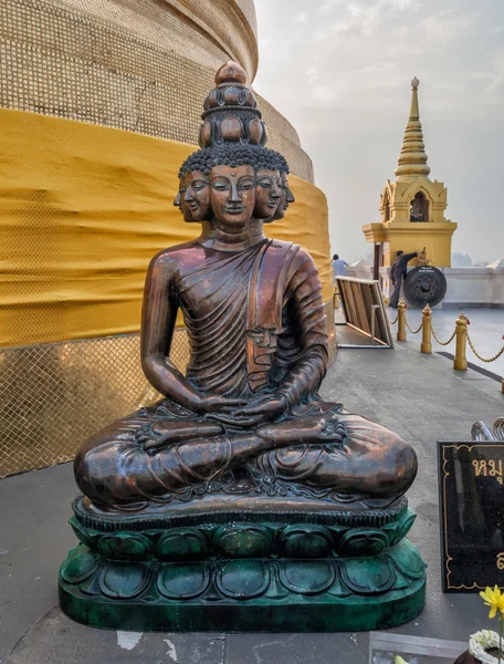 Golden Mount Temple (Wat Sakate), Bangkok, Thailand - Stock Image ...