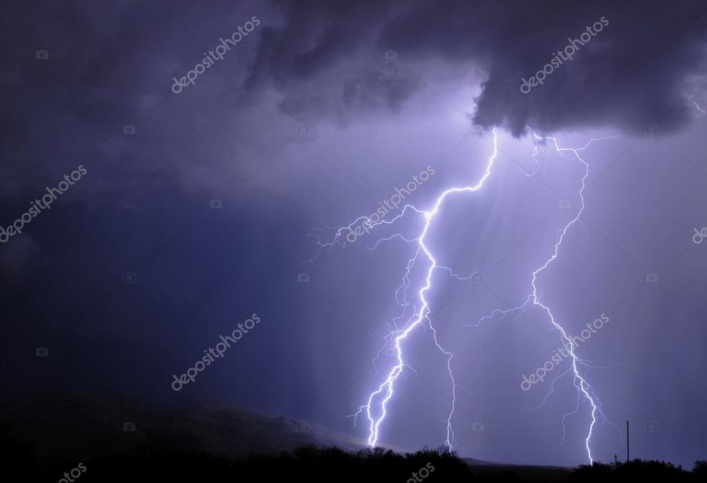 Tucson Lightning Stock Photo by ©valdezrl 54212541